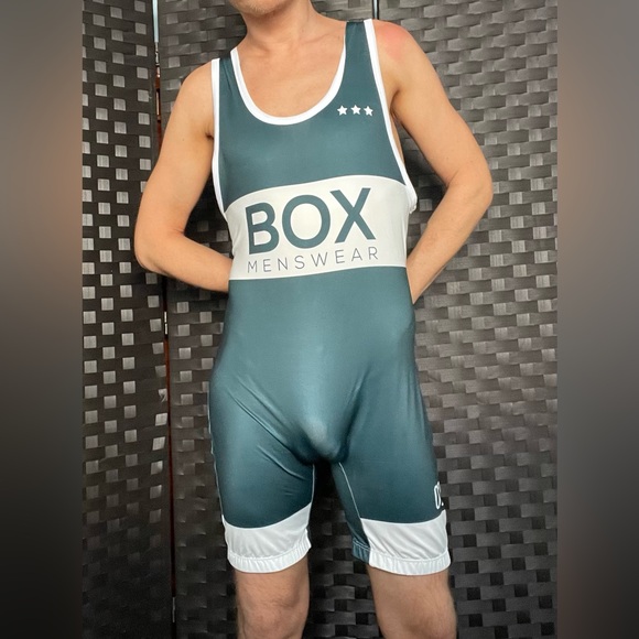 BOX | Other | Box Menswear Singlet In Greenwhite Size Lxl Nwot | Poshmark